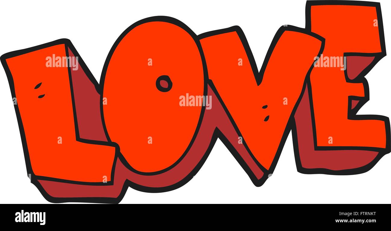 freehand drawn cartoon love symbol Stock Vector Image & Art - Alamy