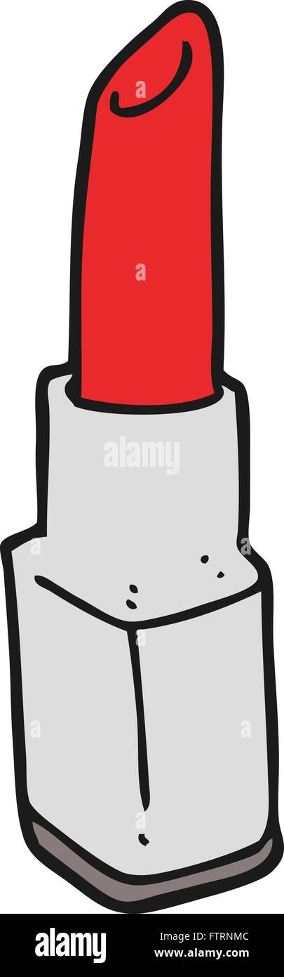 freehand drawn cartoon lipstick Stock Vector Image & Art - Alamy
