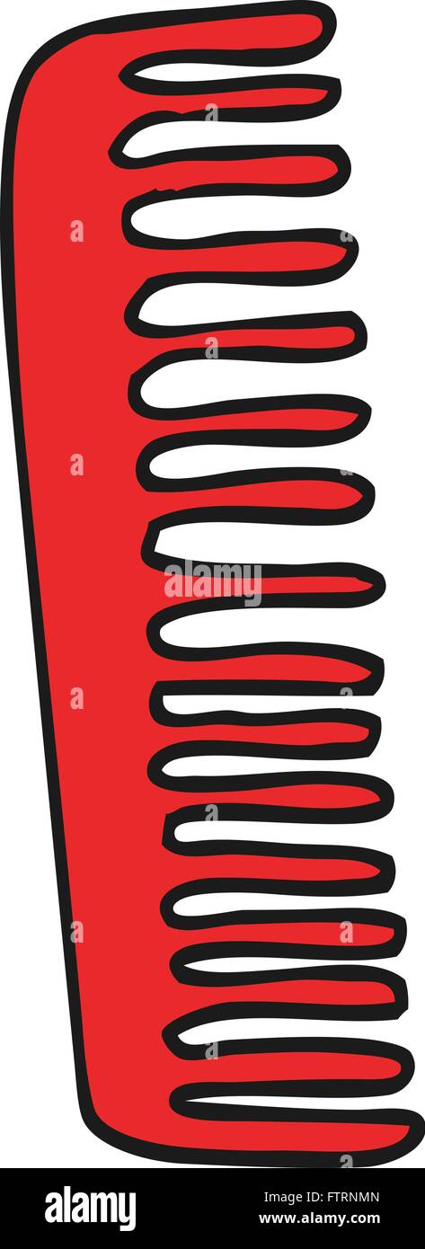 freehand drawn cartoon comb Stock Vector Image & Art - Alamy