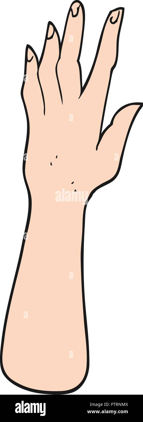 freehand drawn cartoon hand Stock Vector Image & Art - Alamy