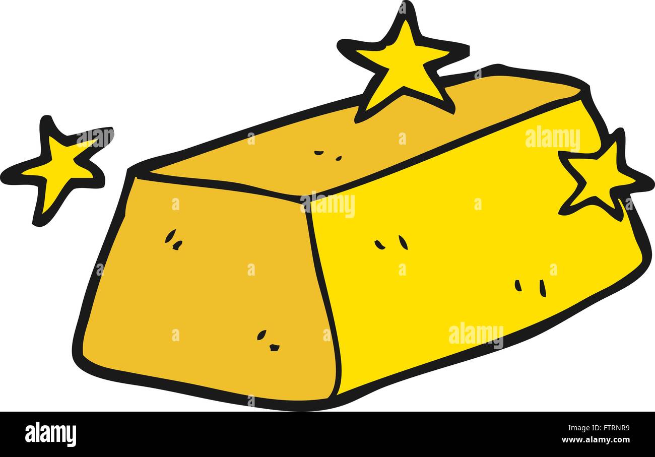 freehand drawn cartoon gold Stock Vector Image & Art - Alamy