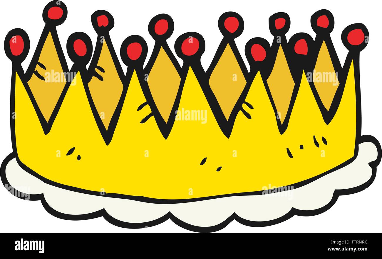 freehand drawn cartoon crown Stock Vector Image & Art - Alamy