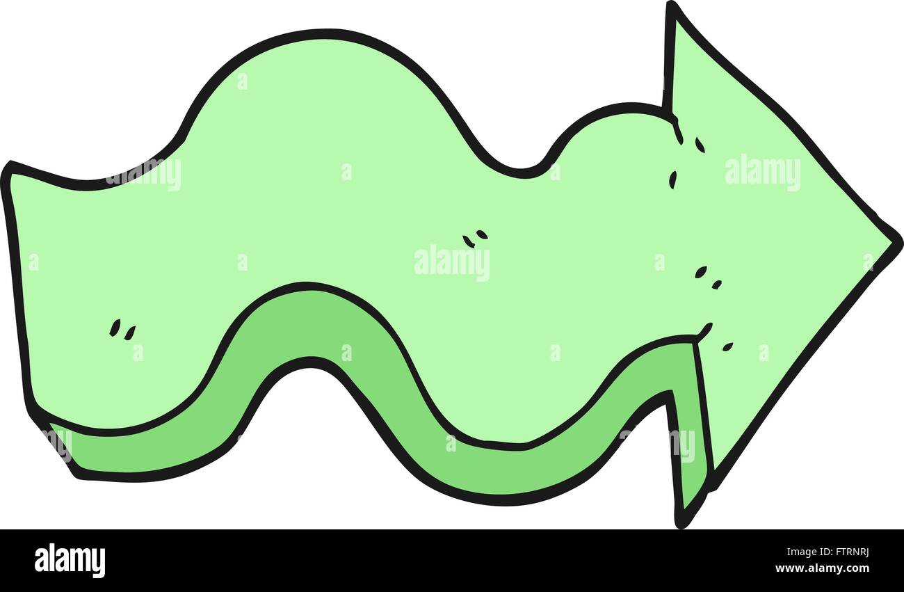 freehand drawn cartoon arrow Stock Vector Image & Art - Alamy