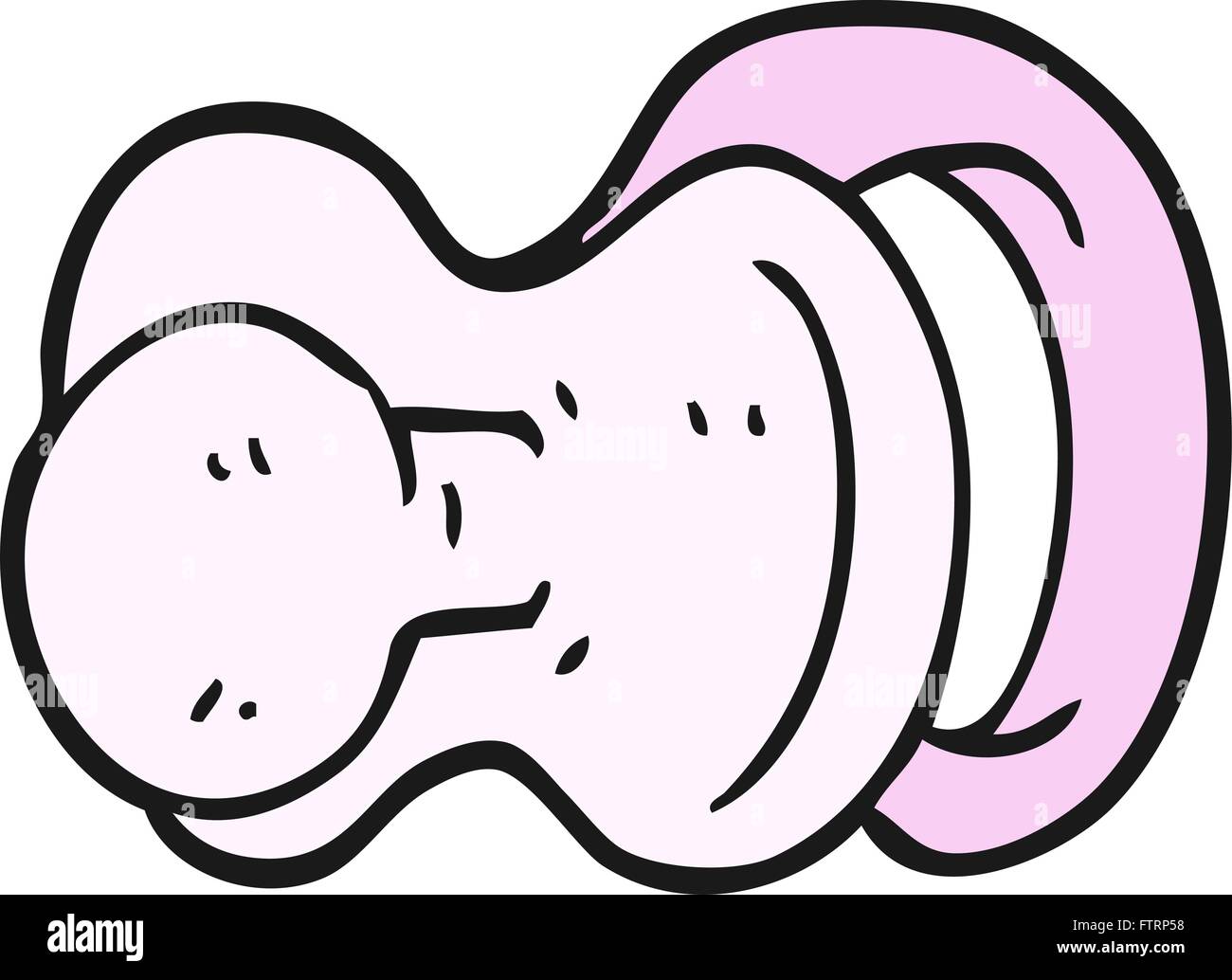 freehand drawn cartoon pacifier Stock Vector Image & Art - Alamy
