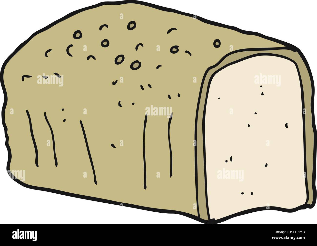 freehand drawn cartoon bread Stock Vector Image & Art - Alamy