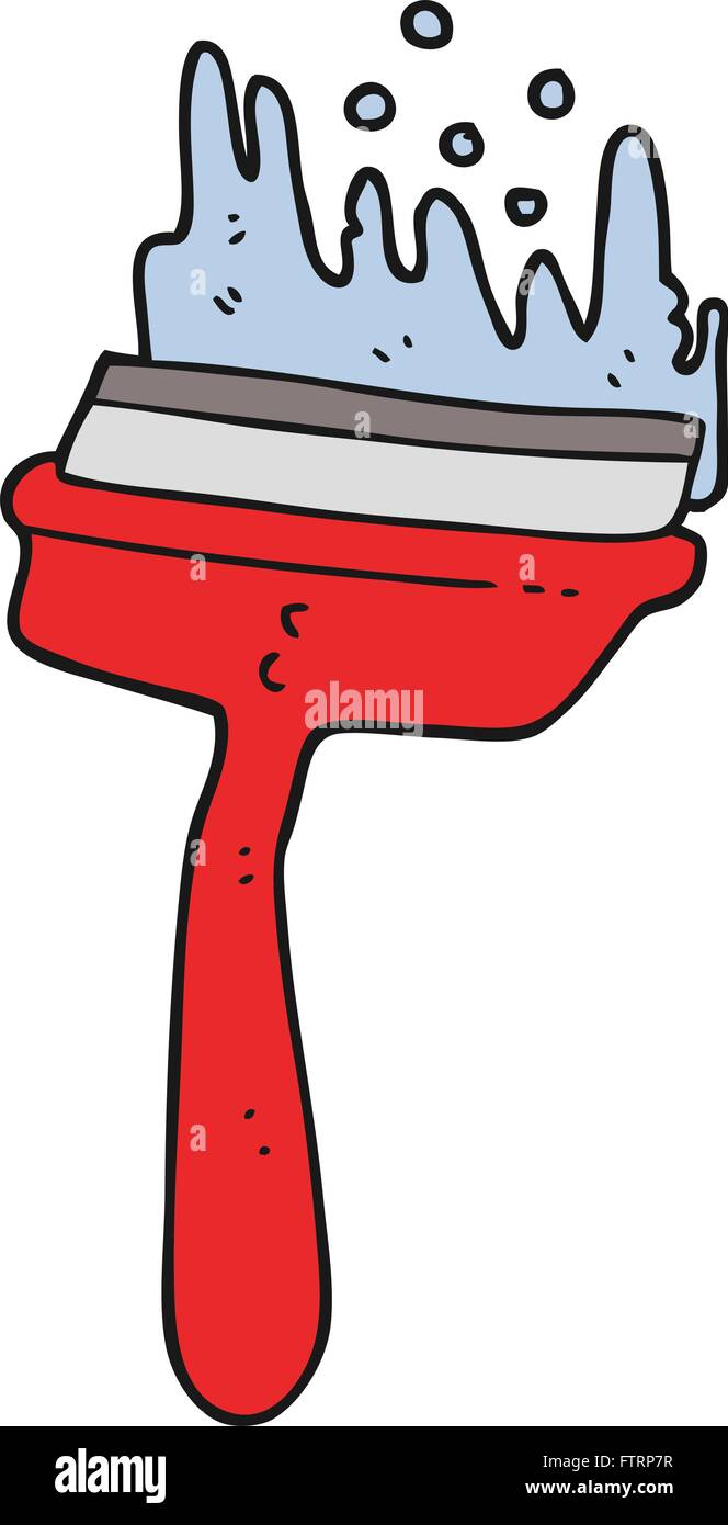 freehand drawn cartoon window cleaner Stock Vector Image & Art - Alamy