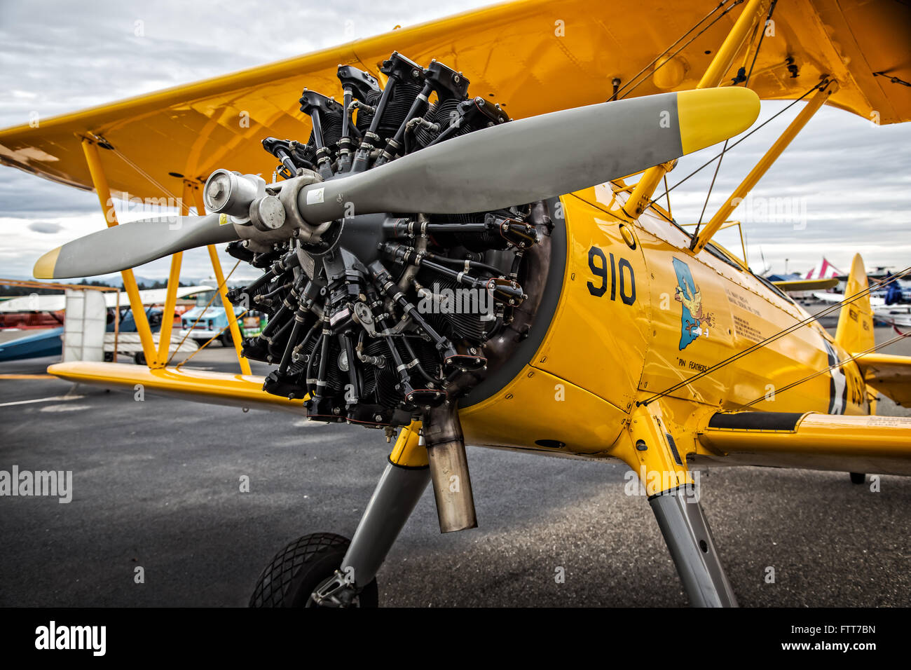 Stunt Plane Landing High Resolution Stock Photography and Images - Alamy