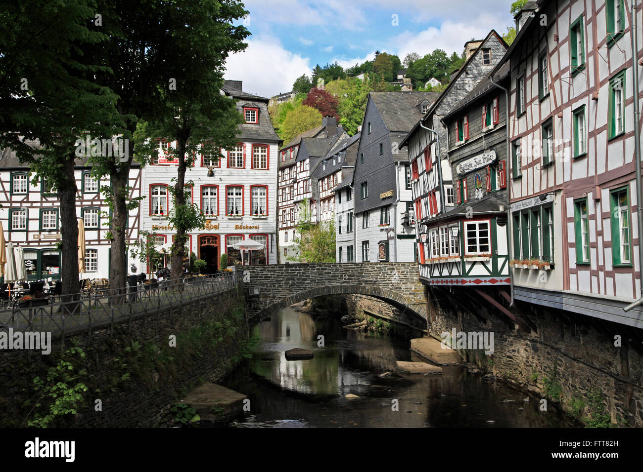 Centre of Monschau, Germany Stock Photo - Alamy