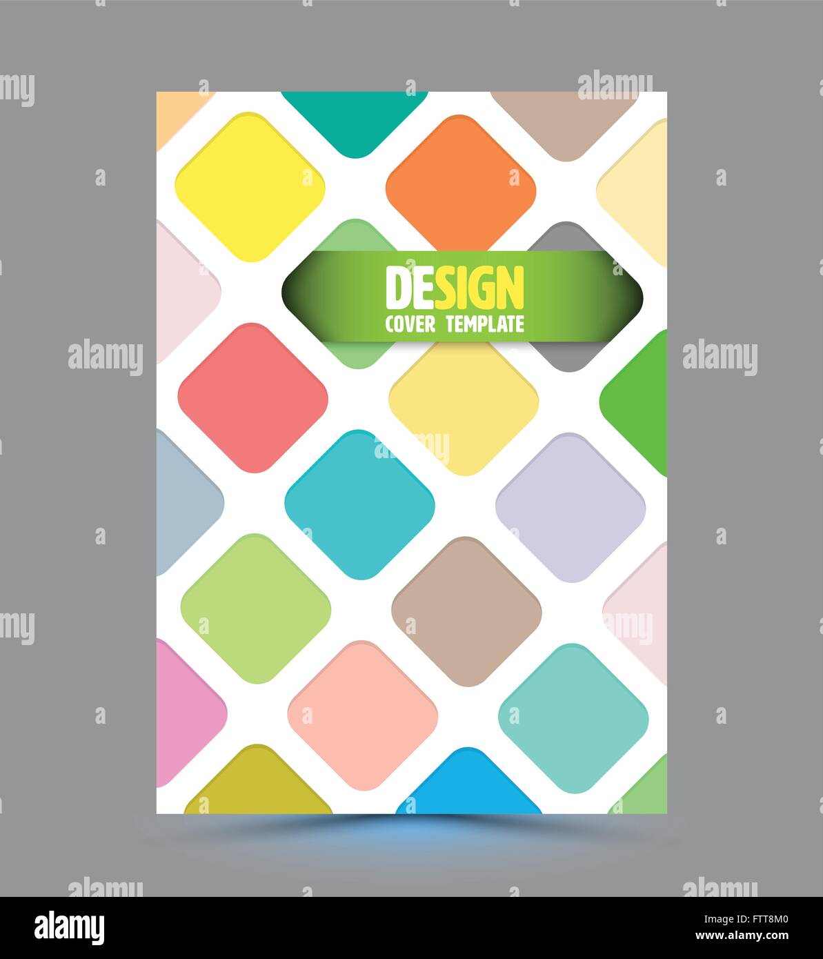 Backdrop layout template in a4 size vector illustration Stock Vector ...