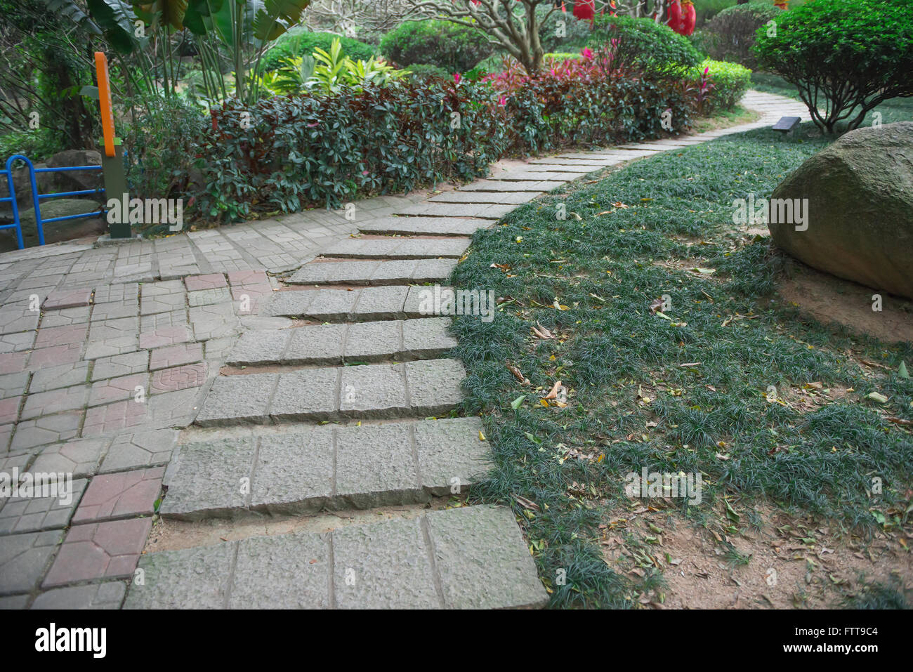 outdoor pathway in day time Stock Photo - Alamy