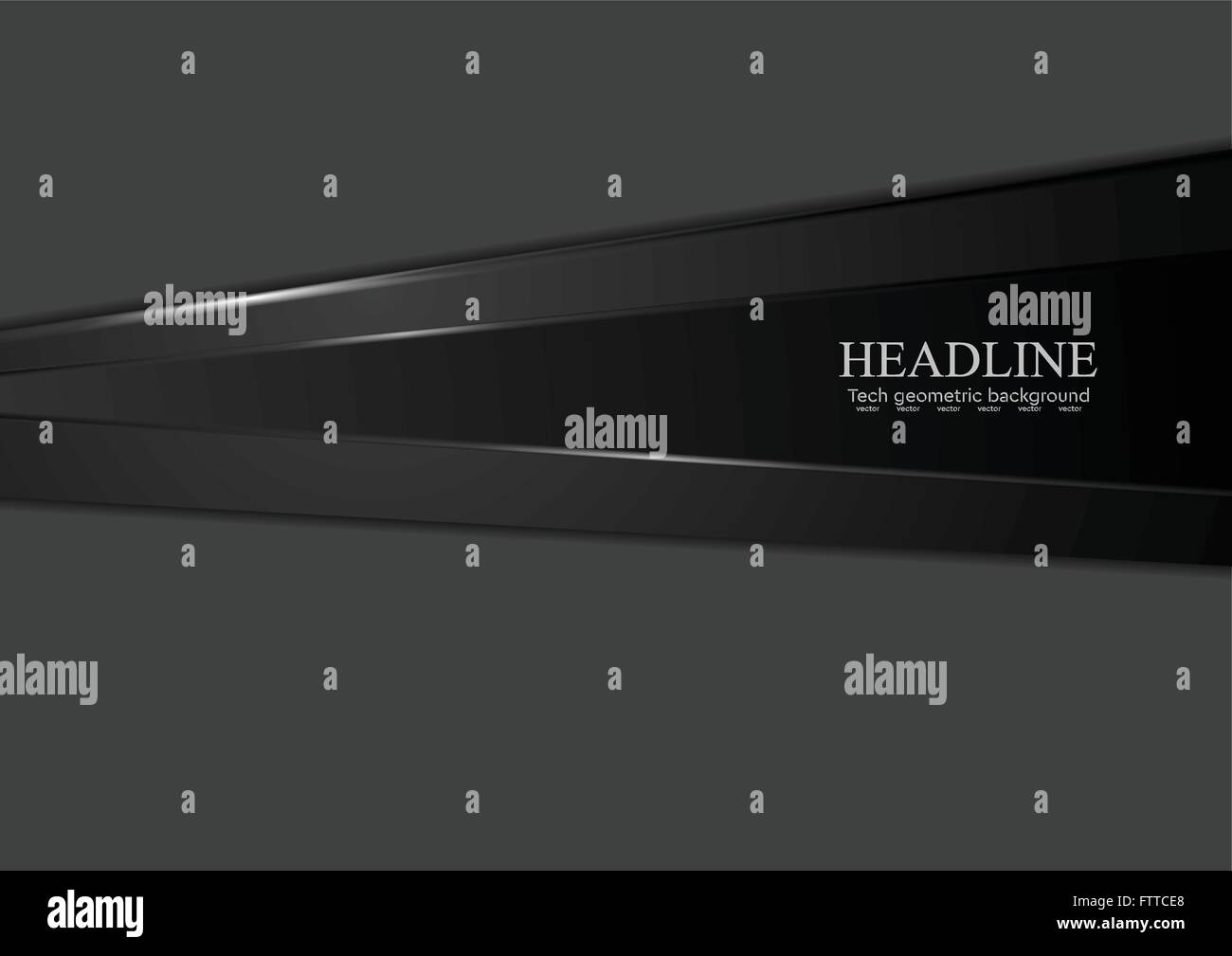 Abstract black corporate background. Vector tech graphic design Stock ...