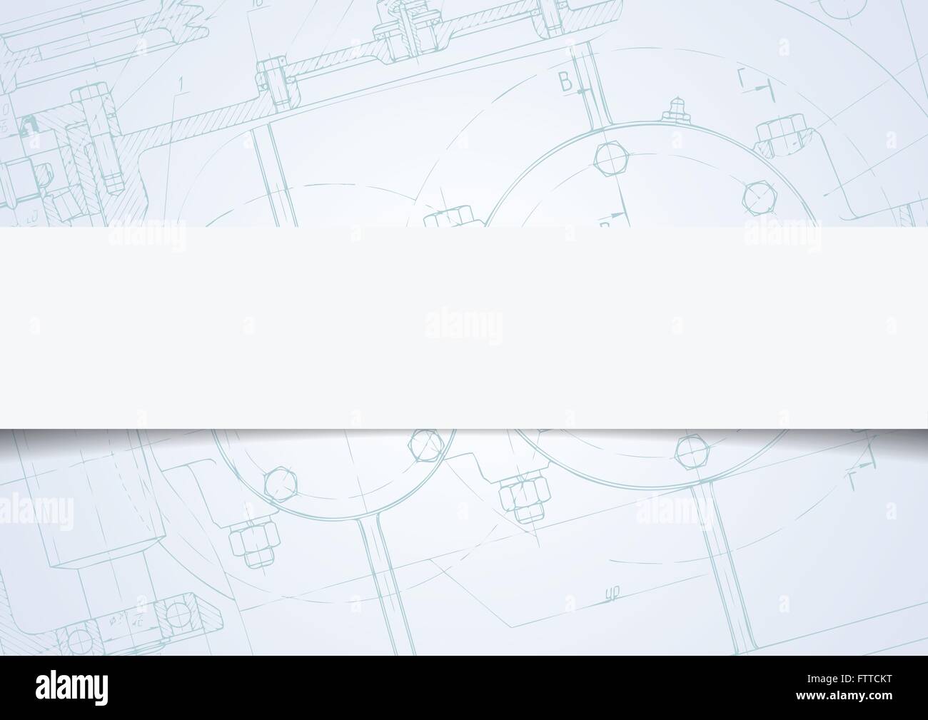 Abstract tech drawing corporate background. Vector design Stock Vector ...