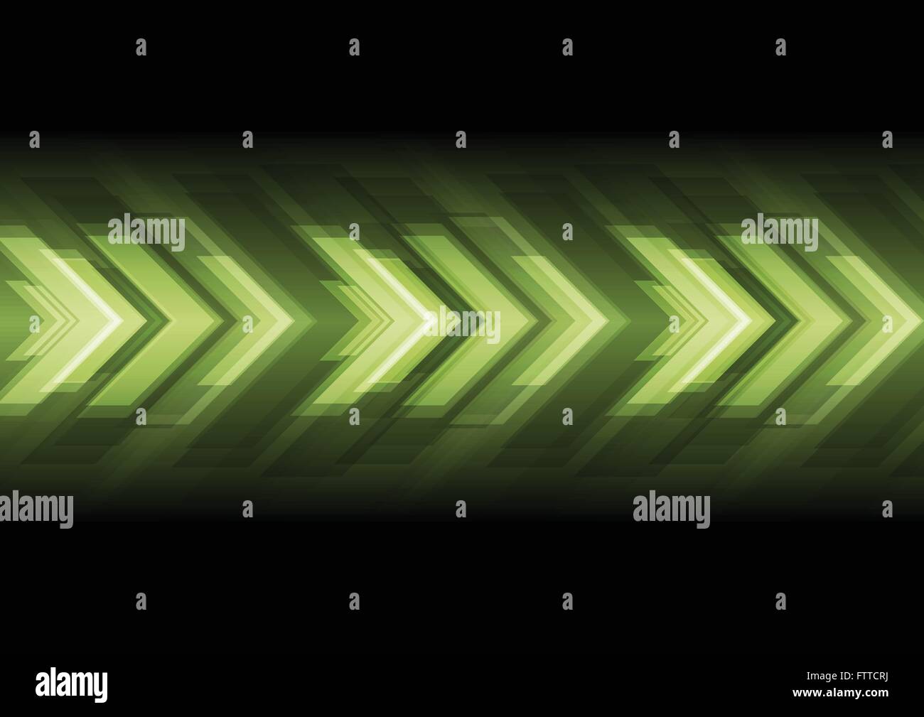 Hi tech green arrows hi-res stock photography and images - Alamy