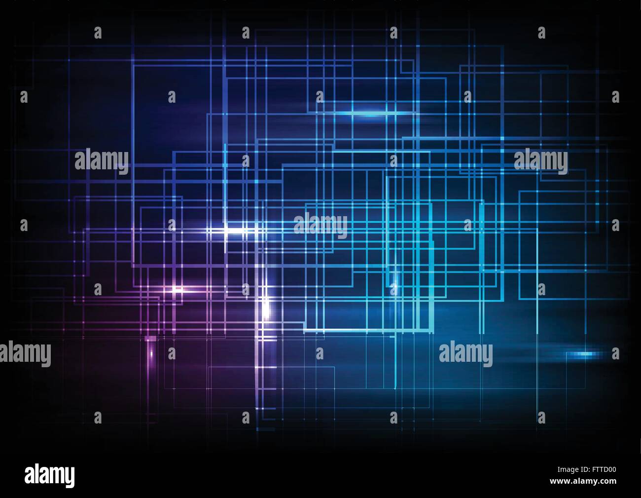 Dark tech glowing lines abstract vector background Stock Vector Image ...