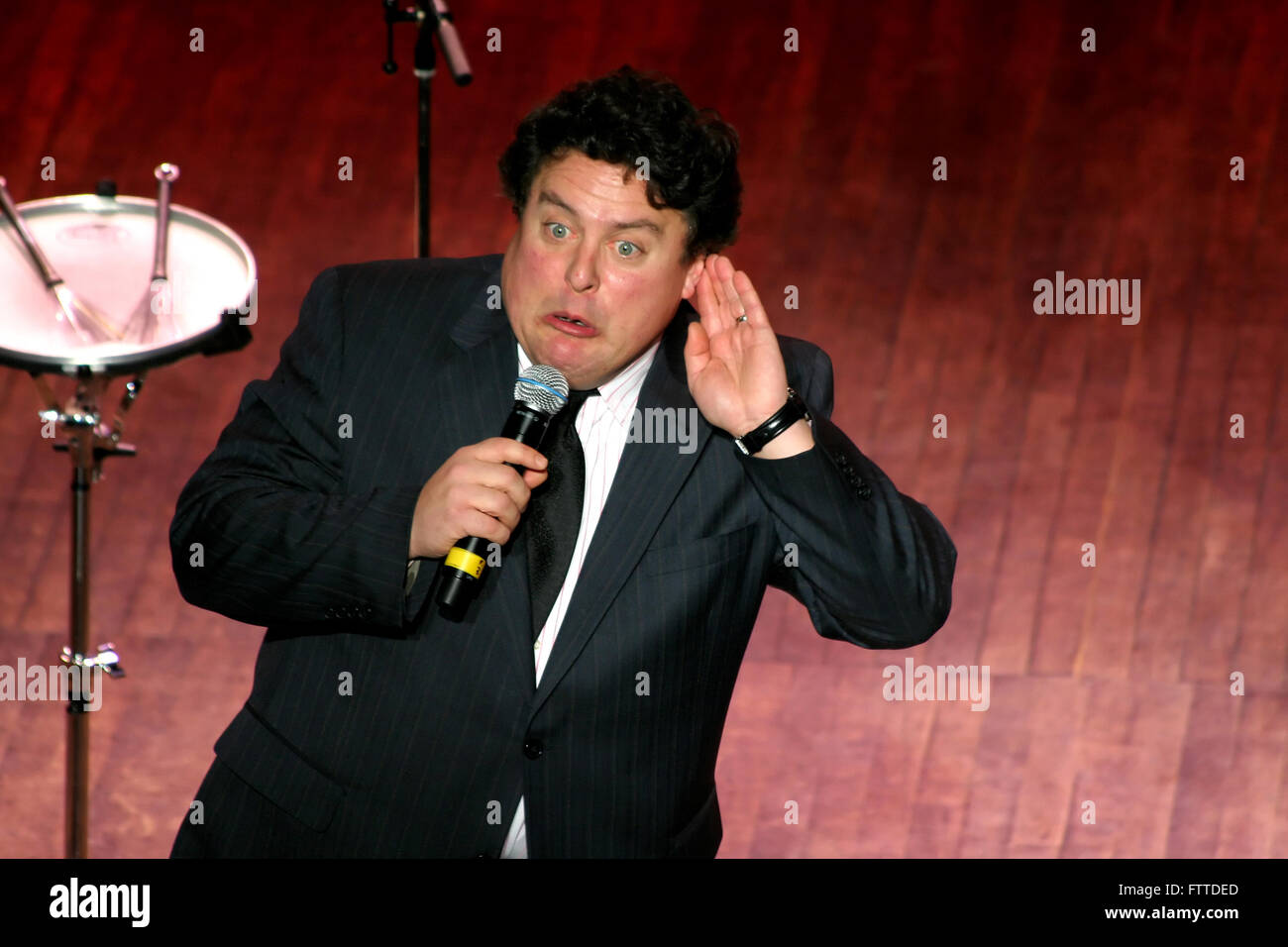 Sean Cullen, comedian, performing live at the Orpeum theater in ...