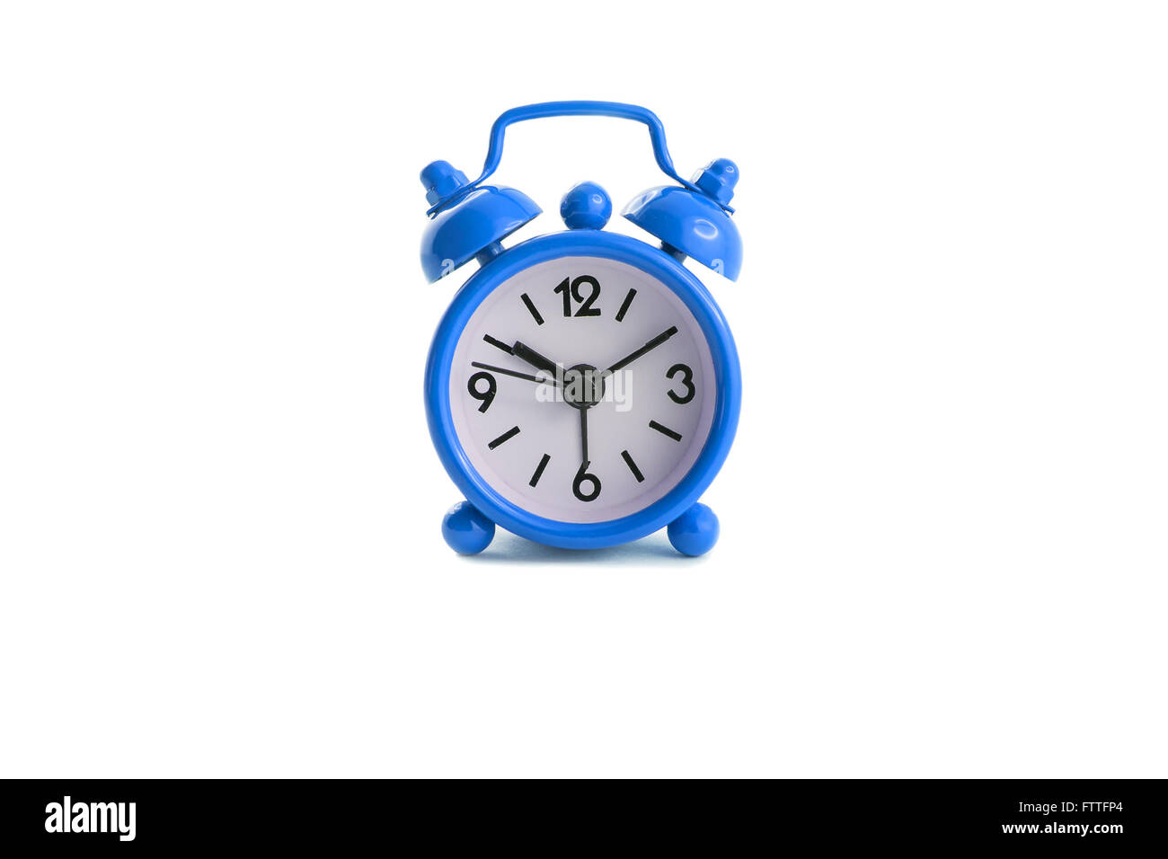 Vintage blue alarm clock hi-res stock photography and images - Alamy