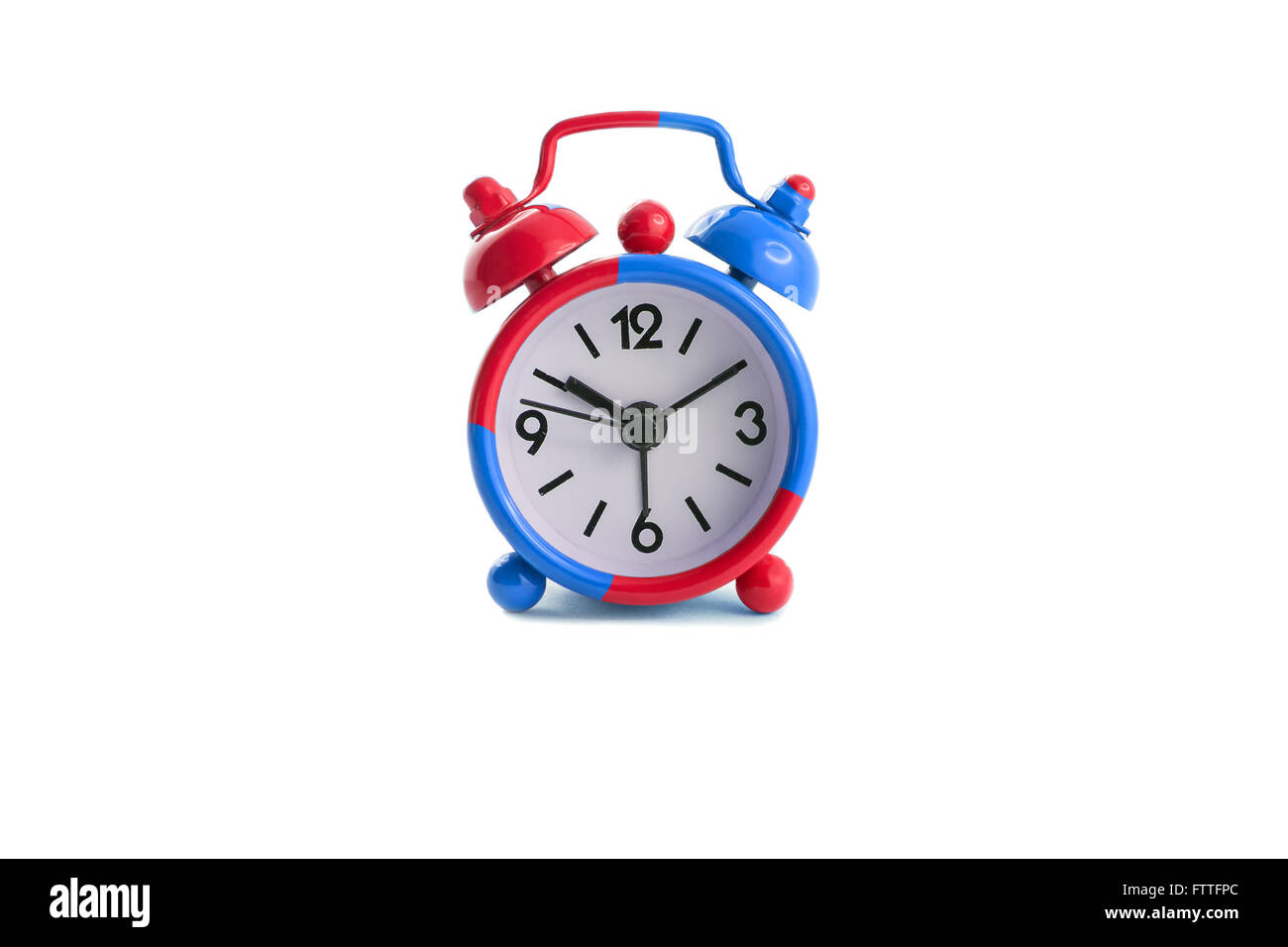 Vintage blue alarm clock hi-res stock photography and images - Alamy