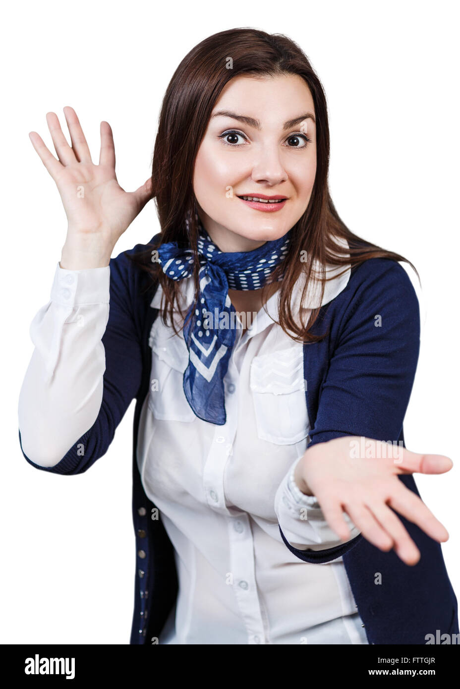 Cute young woman fun hi-res stock photography and images - Alamy