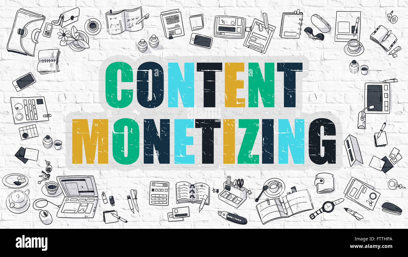 Content monetizing commerce hi-res stock photography and images - Alamy