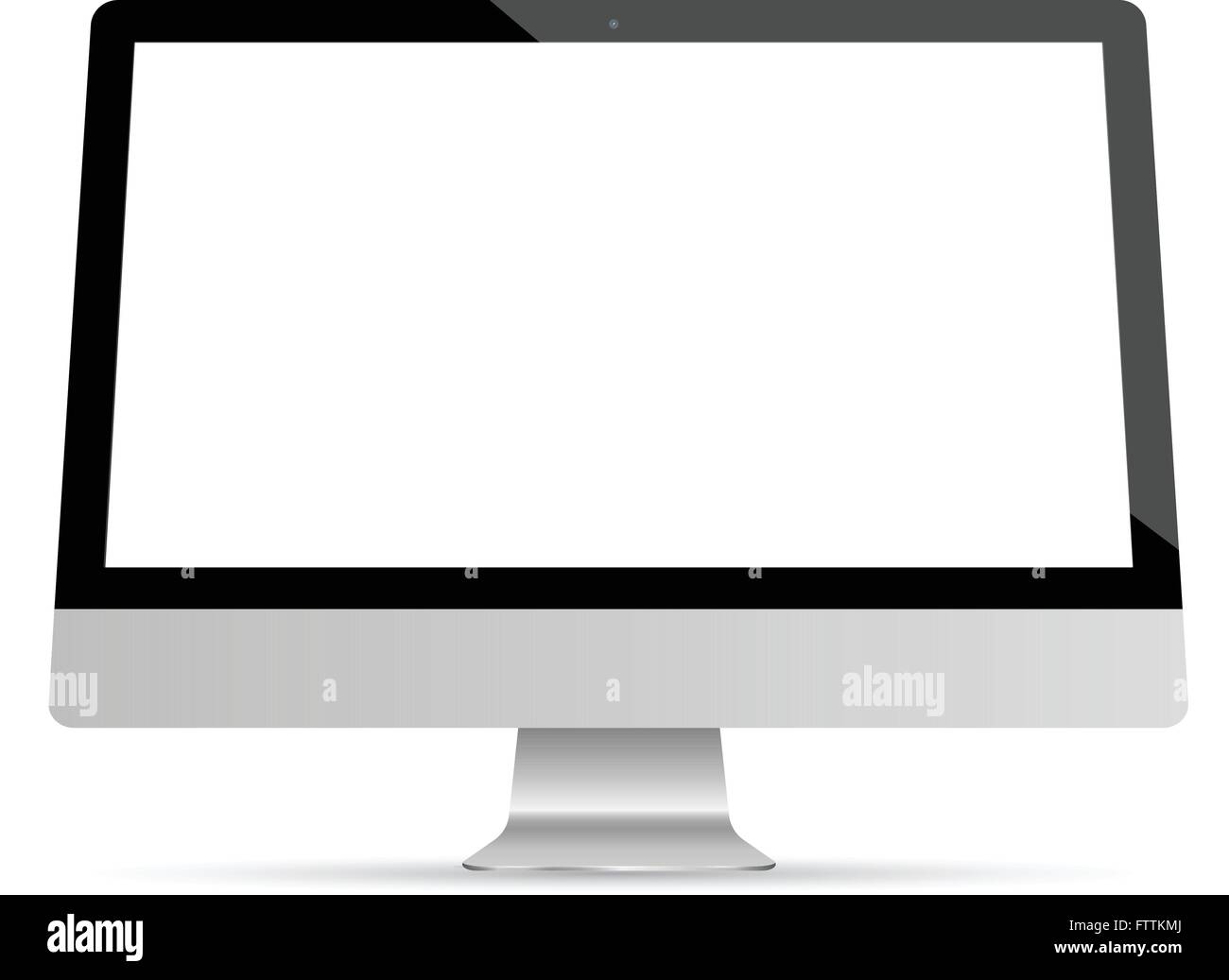 An illustration of computer monitor screen Stock Vector Images - Alamy