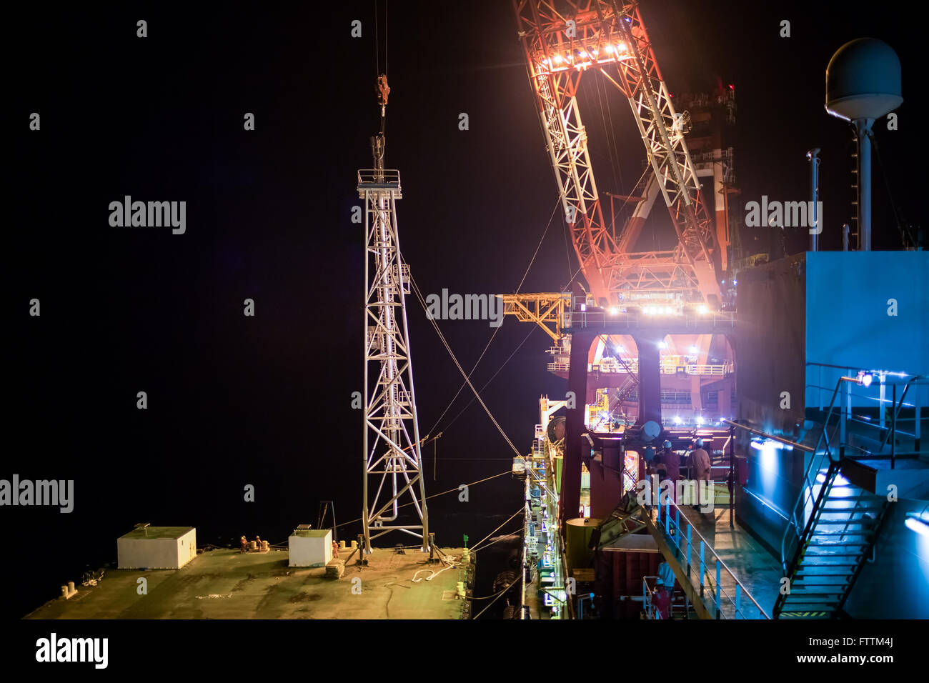 Offshore Oil Rig Crane Lerval High Resolution Stock Photography and ...