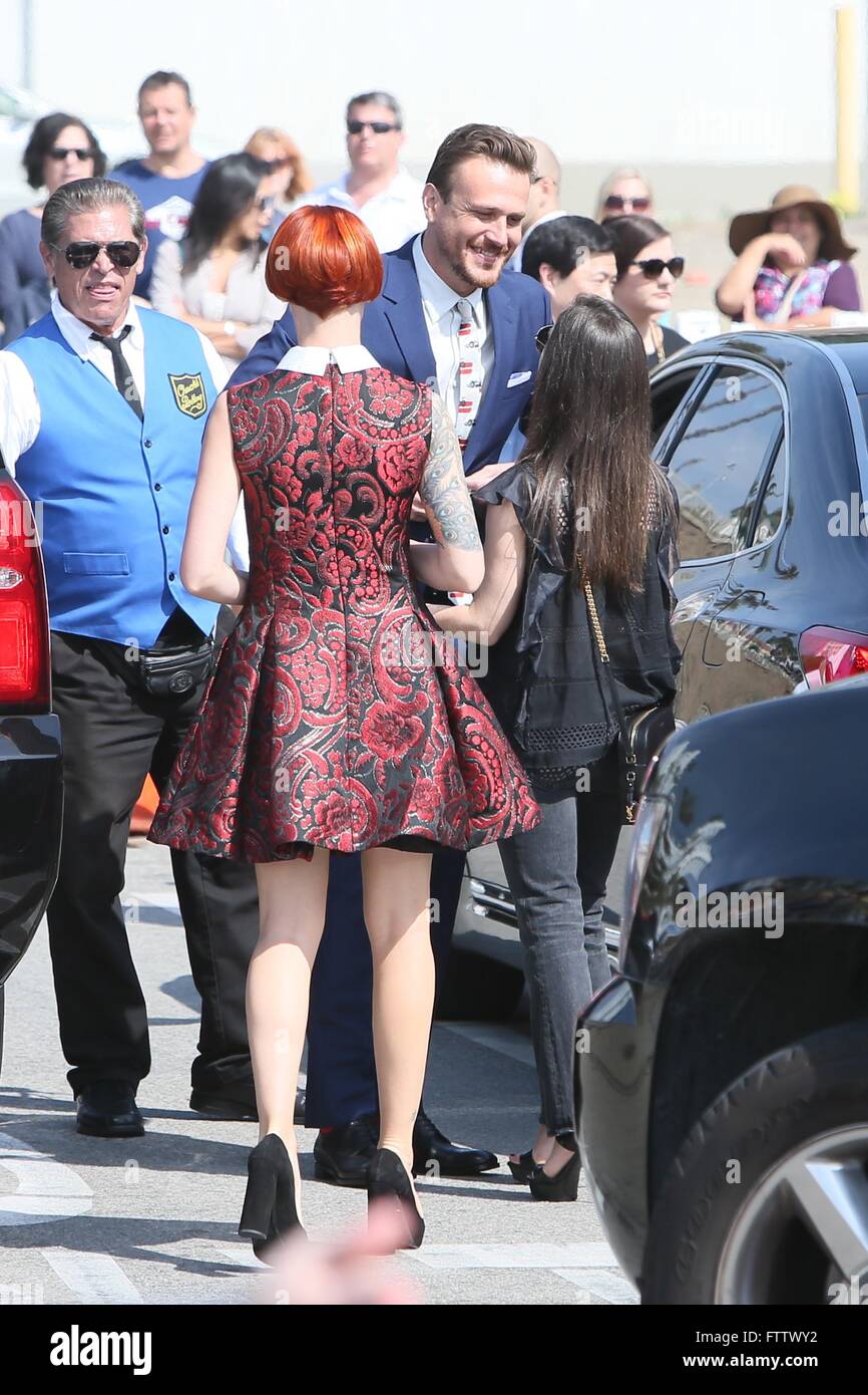 Jason segel alexis mixter arrivals hi-res stock photography and images ...