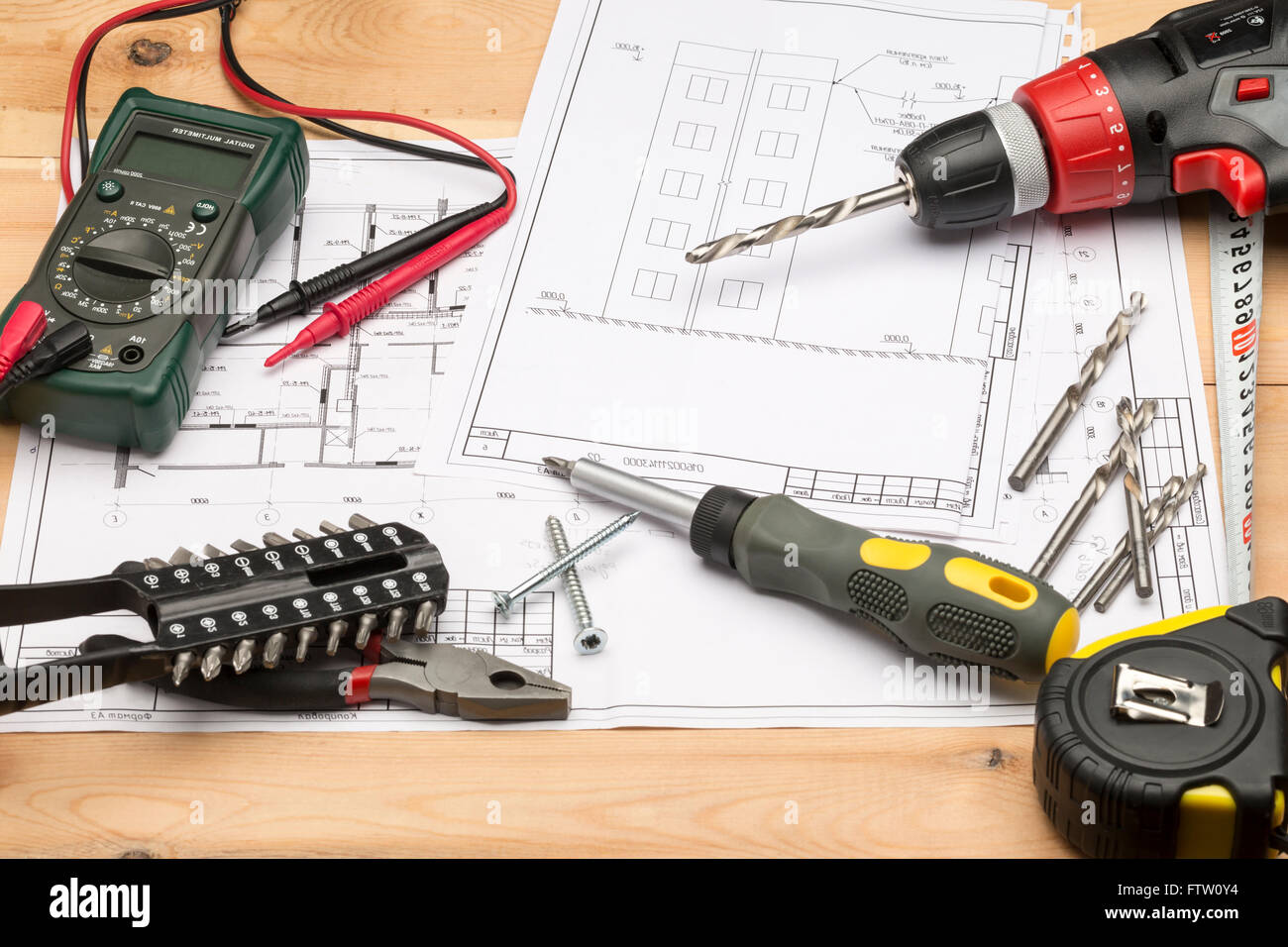 Mechanical construction tools hi-res stock photography and images - Alamy