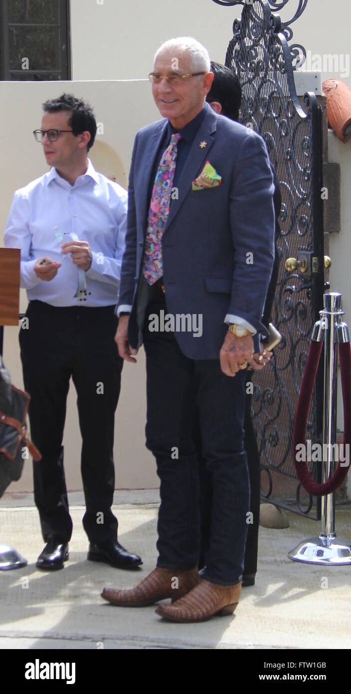 Prince Frederic von Anhalt arrives at a Pre-Oscar Party in Malibu ...