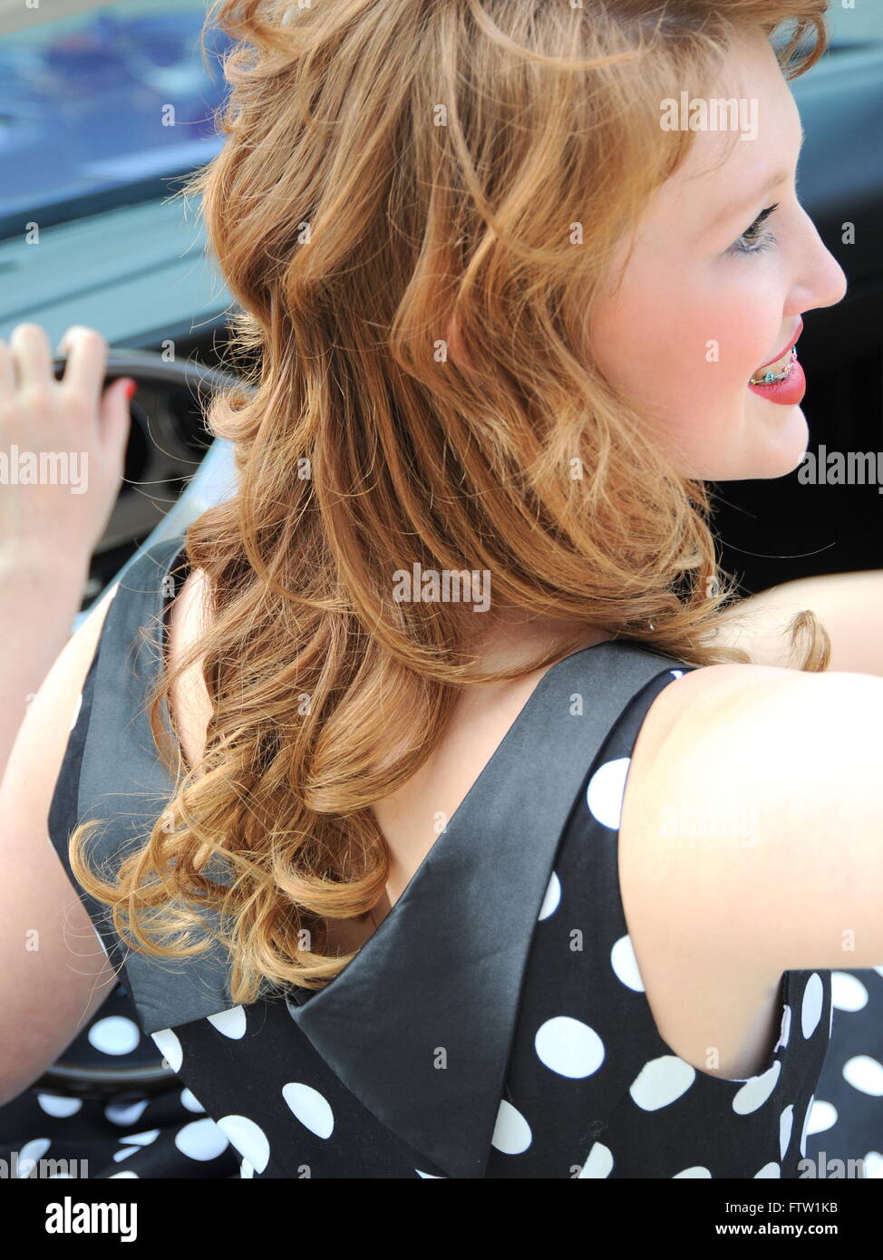 Female model face expressions hi-res stock photography and images - Alamy