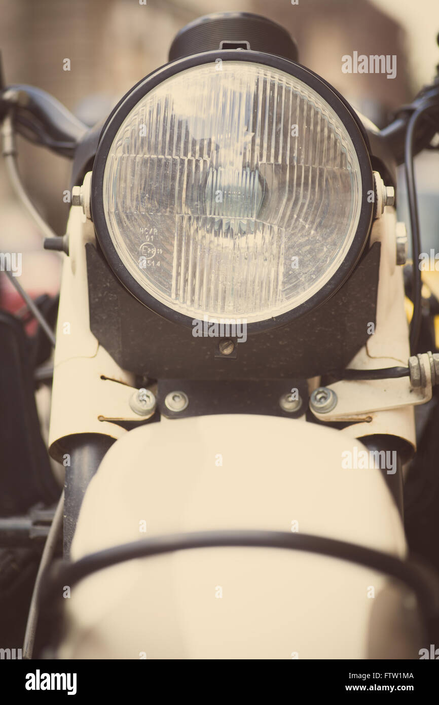 Motorcycle headlight hi-res stock photography and images - Alamy