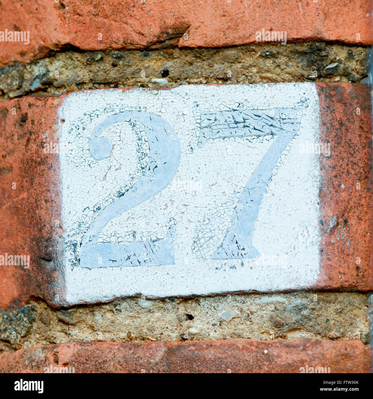 House number 27 hi-res stock photography and images - Alamy