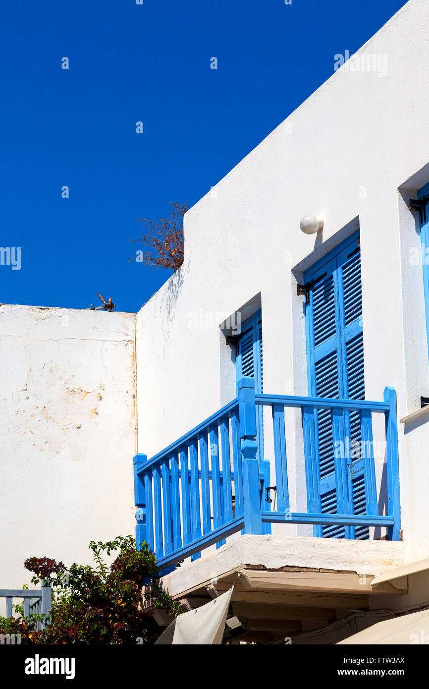 in the greece island window and door white colors old architecture ...