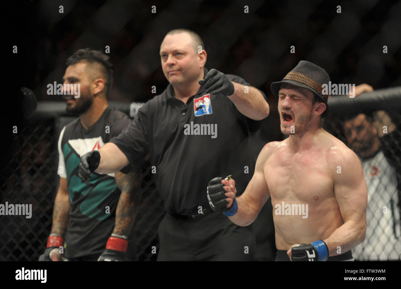 UFC Fight Night 84 at London's O2 Arena Featuring: Francisco Rivera ...