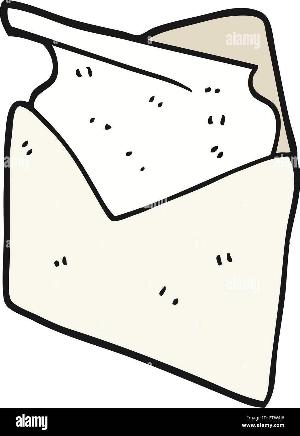 freehand drawn cartoon letter Stock Vector Image & Art - Alamy