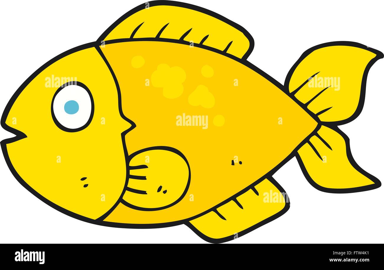 freehand drawn cartoon fish Stock Vector Image & Art - Alamy