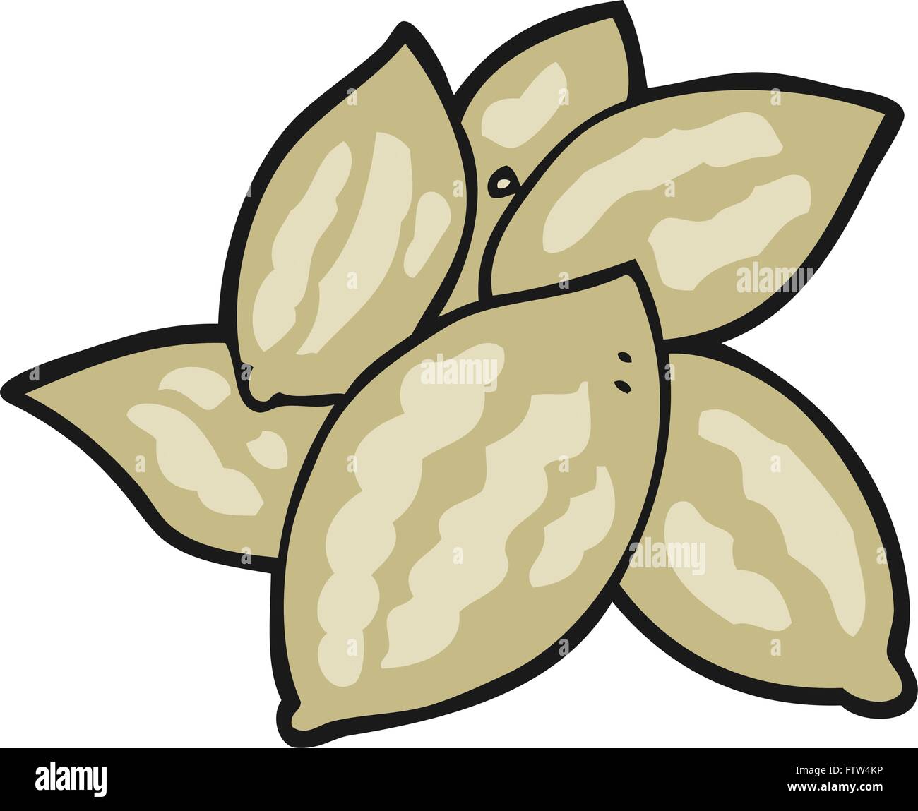 Cartoon almonds hi-res stock photography and images - Alamy