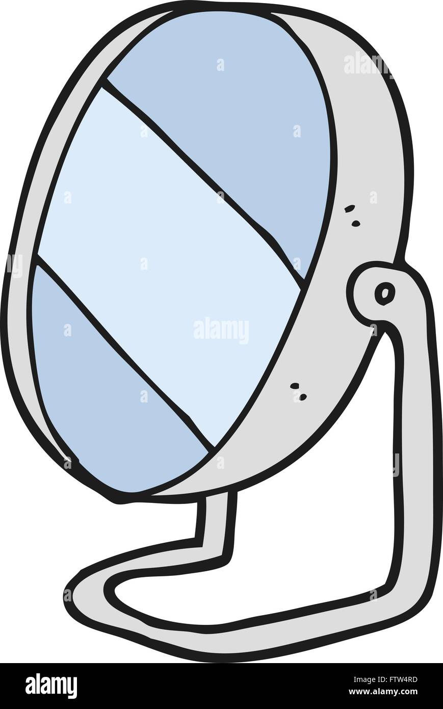 freehand drawn cartoon bathroom mirror Stock Vector Image & Art - Alamy