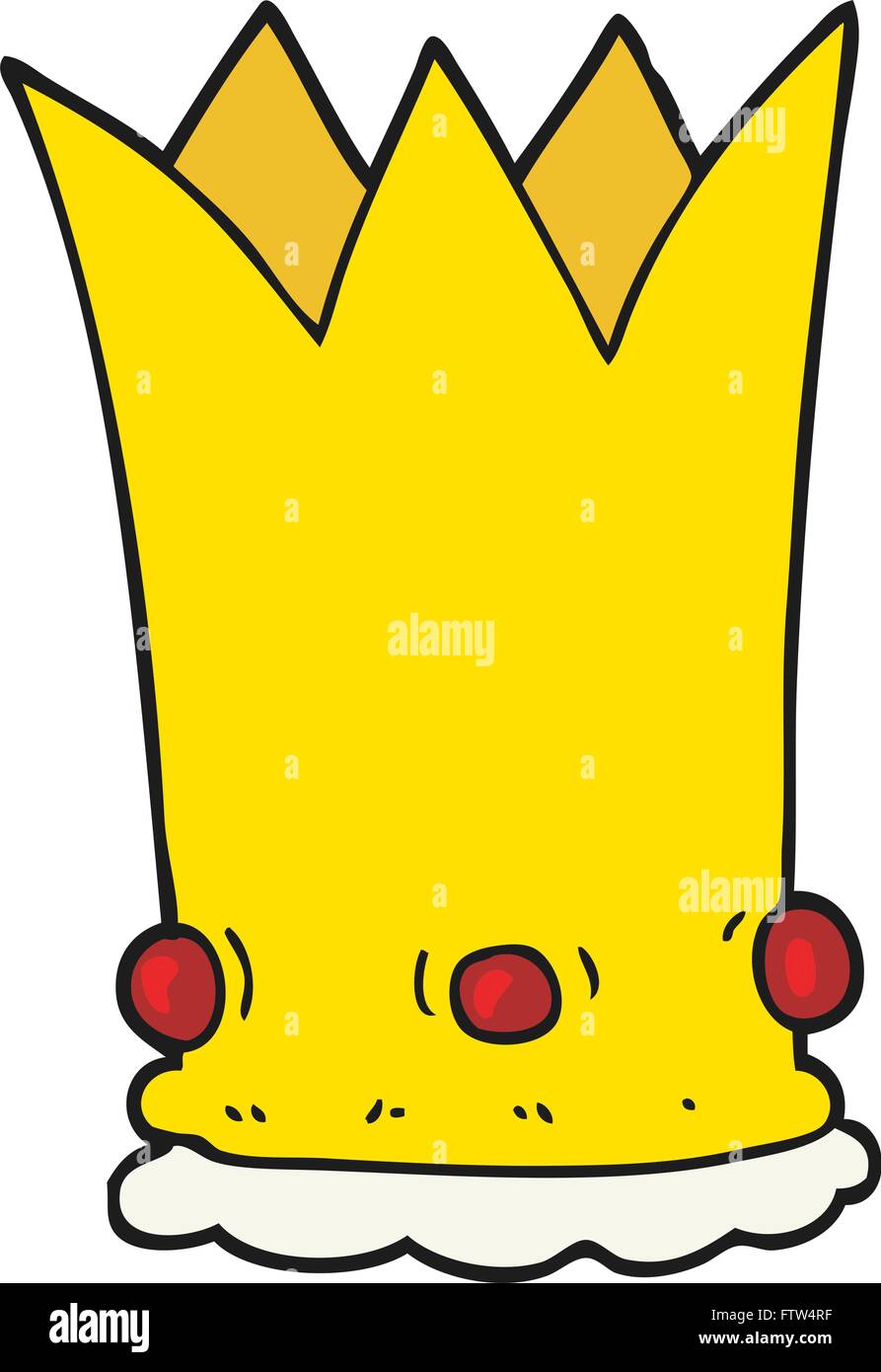 freehand drawn cartoon crown Stock Vector Image & Art - Alamy