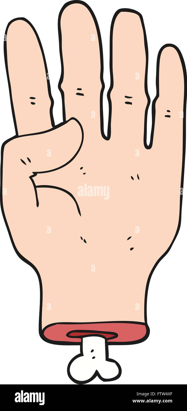 freehand drawn cartoon hand Stock Vector Image & Art - Alamy