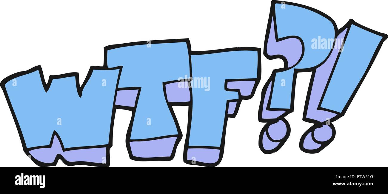 freehand drawn cartoon WTF symbol Stock Vector Image & Art - Alamy freehand drawn cartoon WTF symbol Stock Vector Image & Art - Alamy