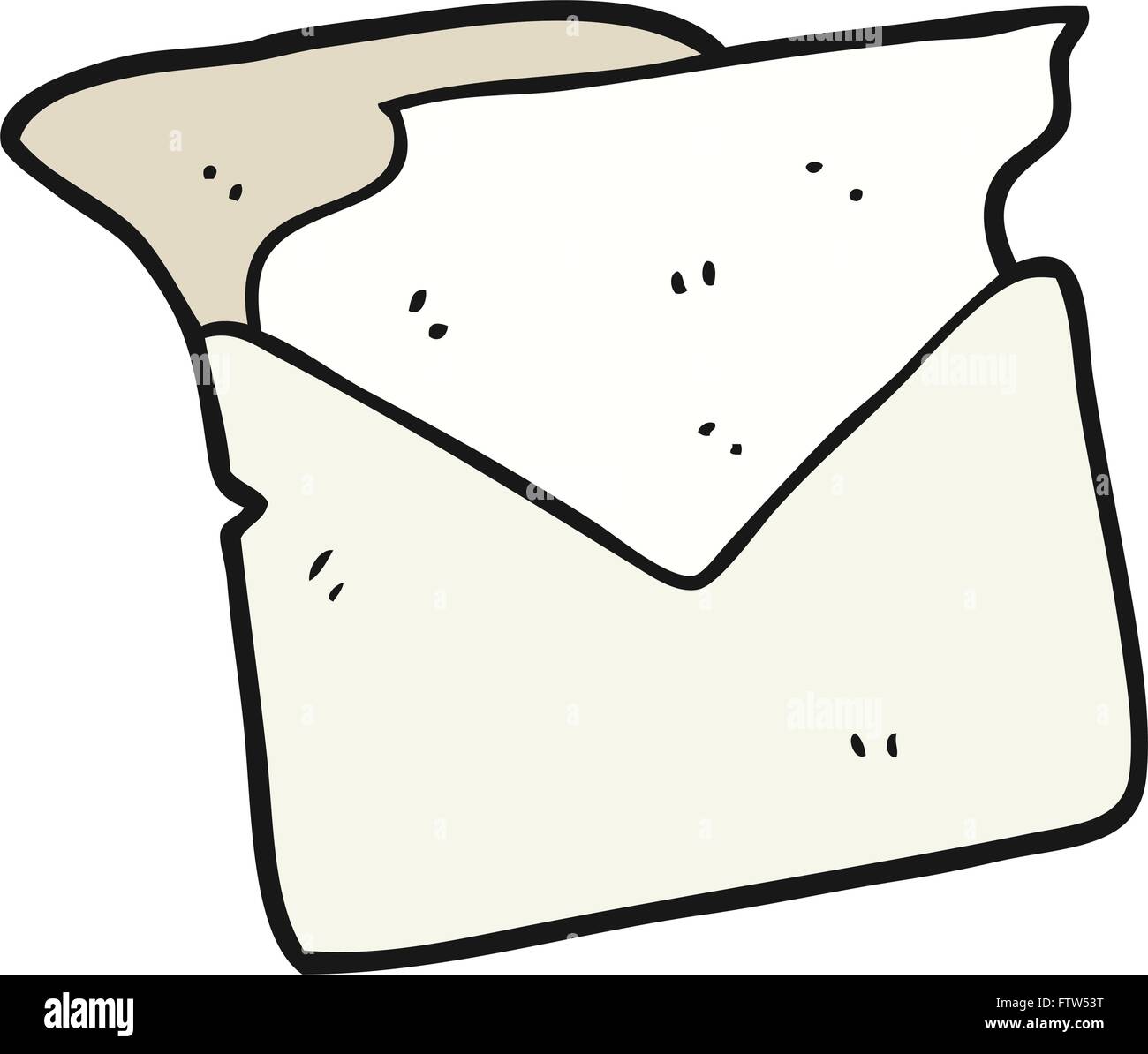 Freehand drawn cartoon letter Stock Vector Images - Alamy