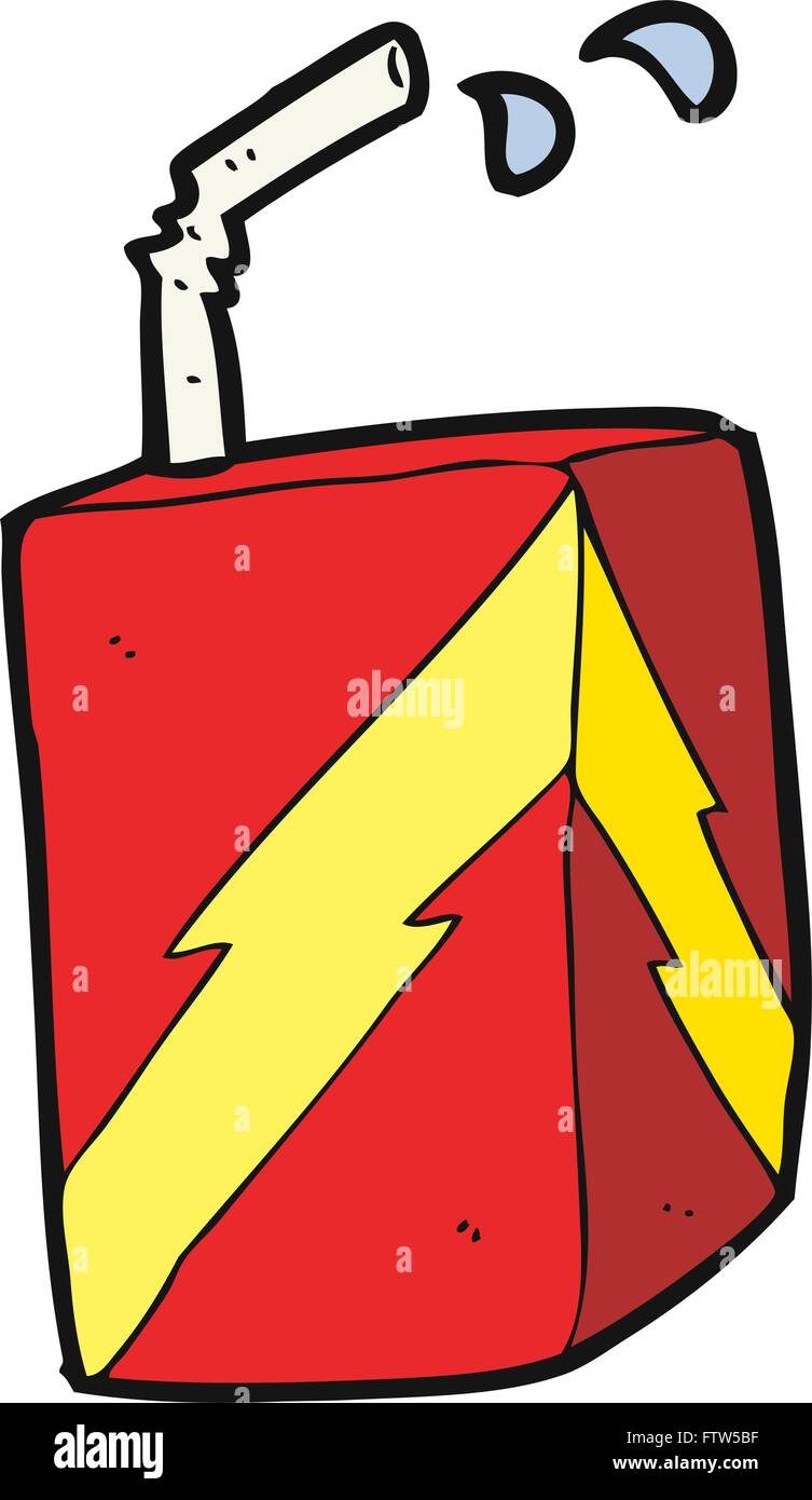 freehand drawn cartoon juice box Stock Vector Image & Art - Alamy
