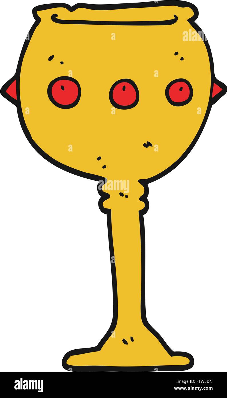 freehand drawn cartoon goblet Stock Vector Image & Art - Alamy