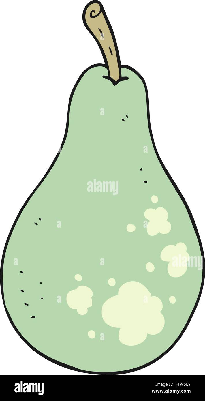 freehand drawn cartoon pear Stock Vector Image & Art - Alamy