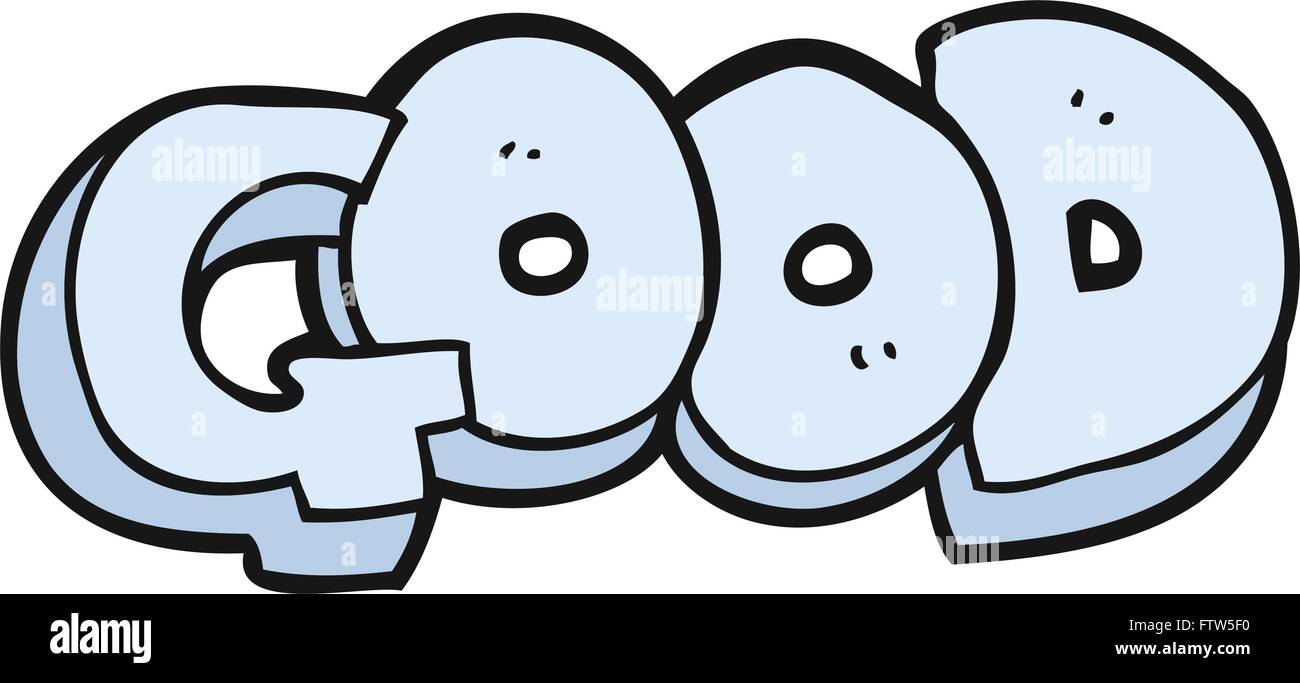 freehand drawn cartoon Good symbol Stock Vector Image & Art - Alamy