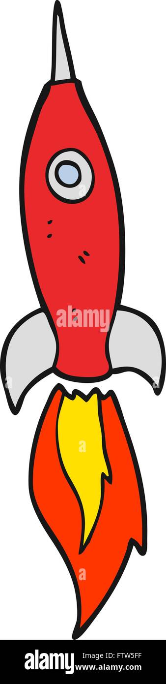 freehand drawn cartoon rocket Stock Vector Image & Art - Alamy