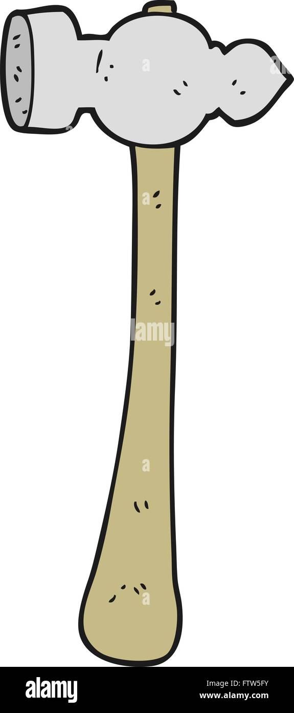 freehand drawn cartoon hammer Stock Vector Image & Art - Alamy