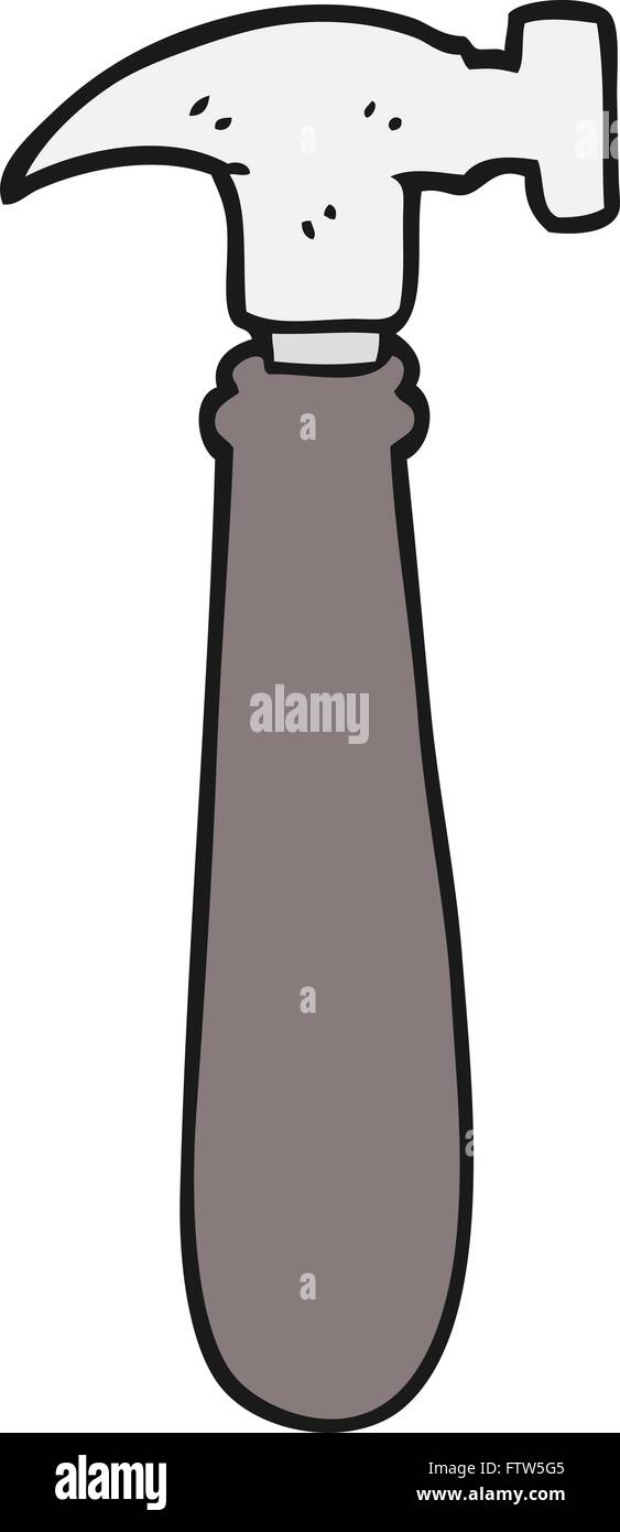 freehand drawn cartoon hammer Stock Vector Image & Art - Alamy