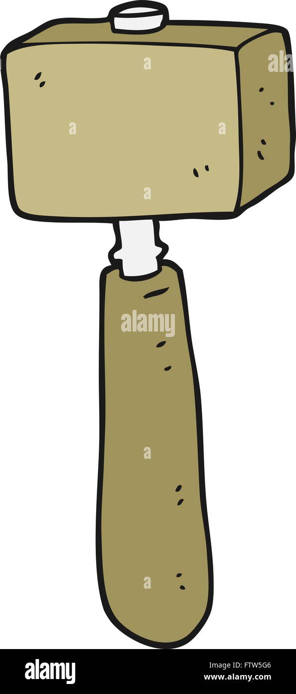 freehand drawn cartoon mallet Stock Vector Image & Art - Alamy