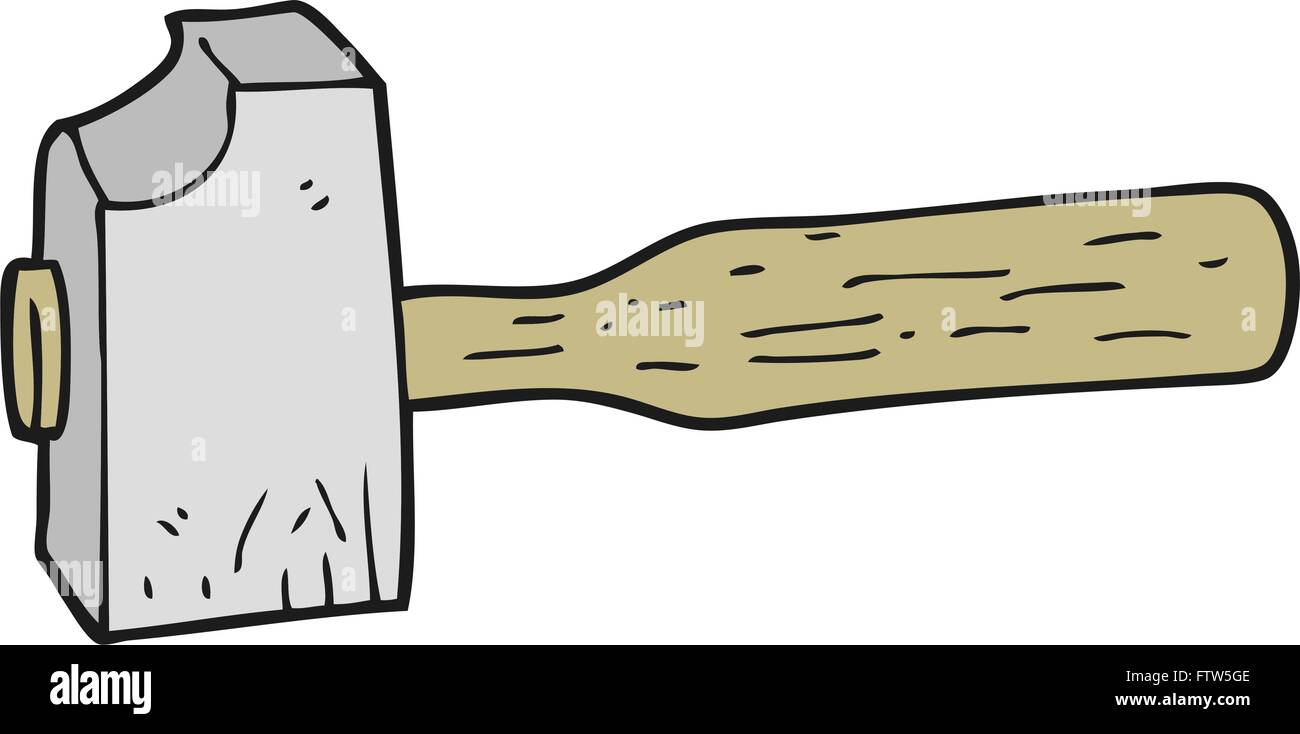 freehand drawn cartoon mallet Stock Vector Image & Art - Alamy